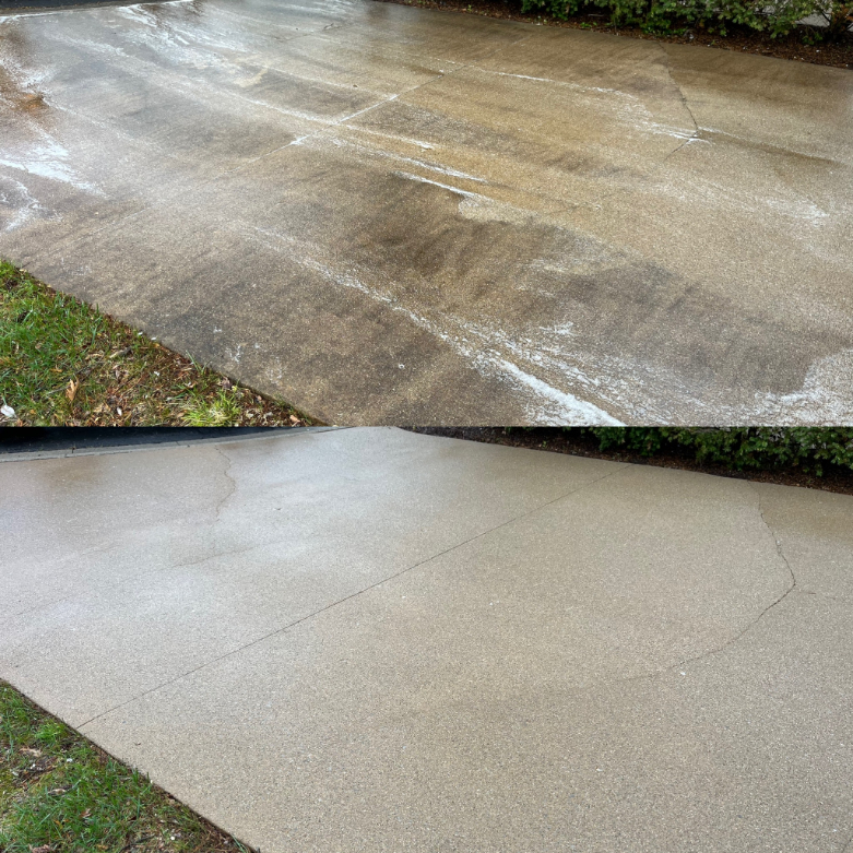 Deep Concrete Driveway Cleaning on Griffin Gate Drive in Lexington ...